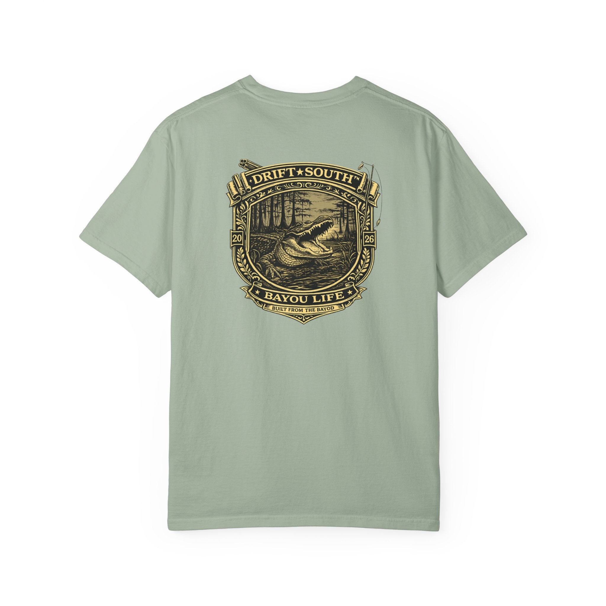 Drift South™ Bayou Life Gator Heritage Tee – Drift South Apparel